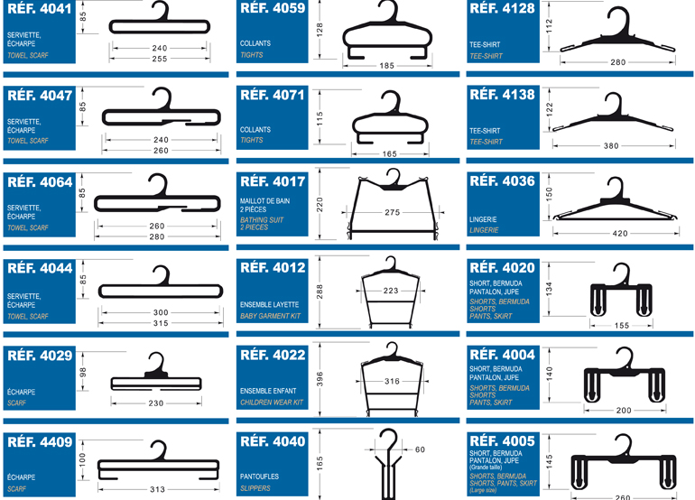 Hangers, lingerie hangers, perchas Roybier is the lingerie hangers ...